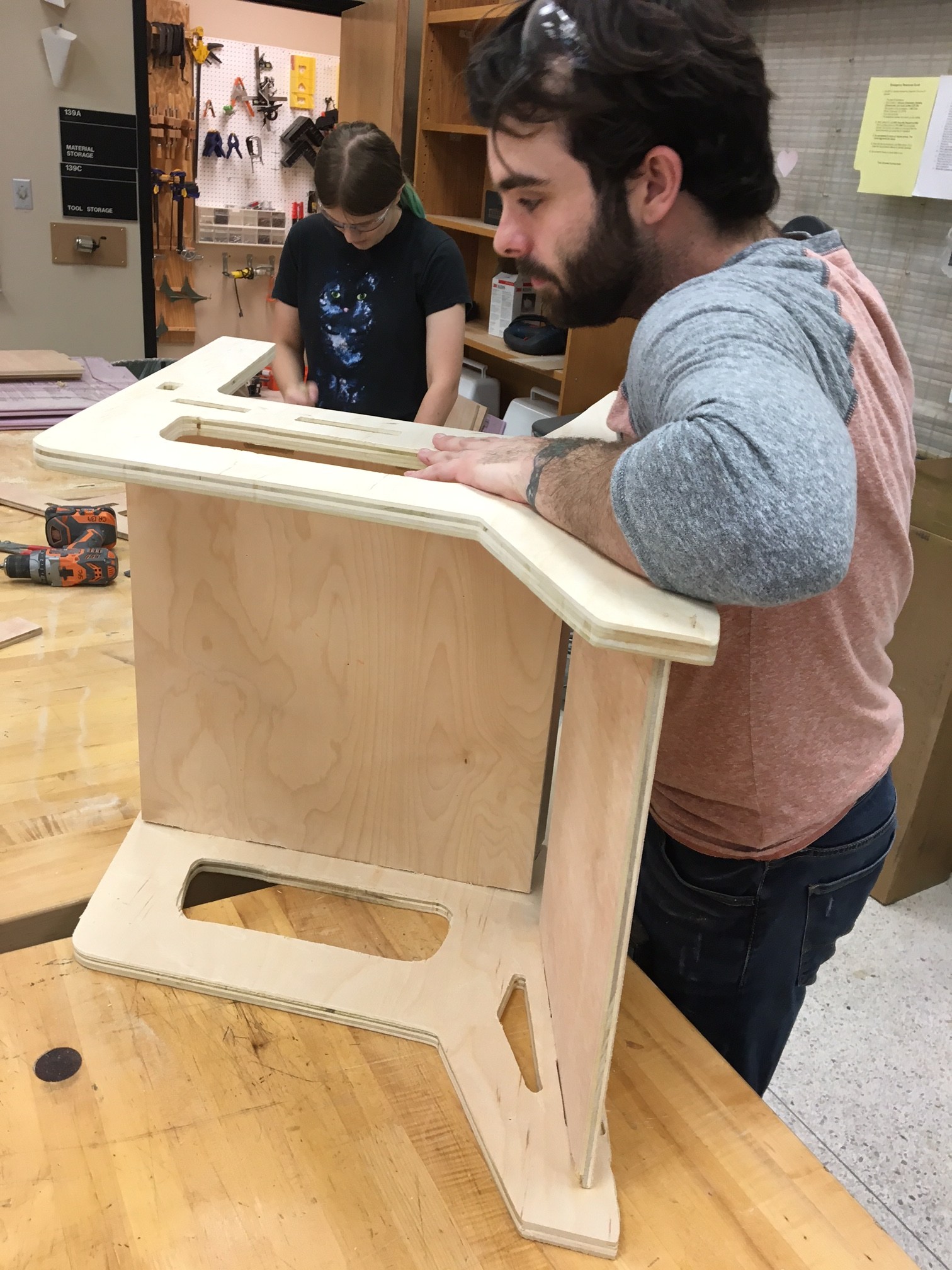 Design students use digital fabrication technology to design and build ...