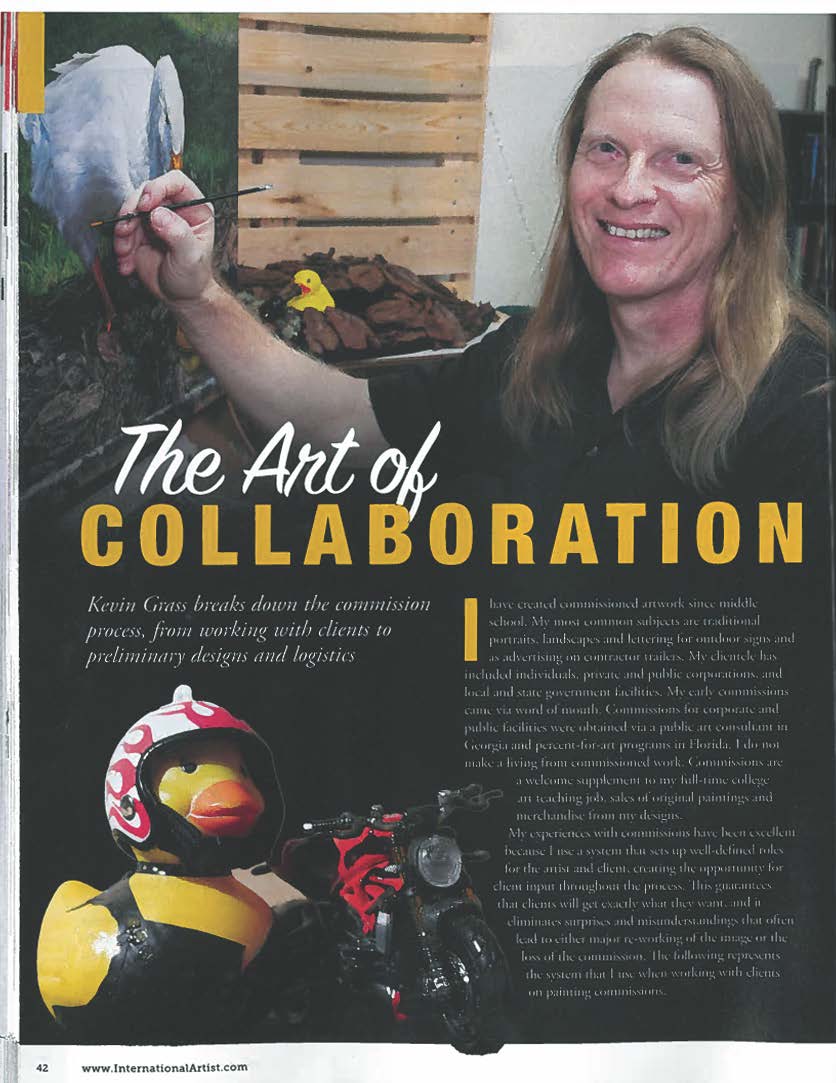 Artist published: Professor Kevin Grass - Arts, Humanities, and Design