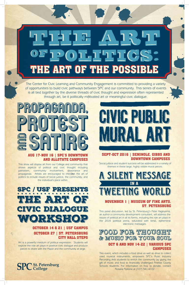 Call to artists Center for Civic Learning & Community Engagement