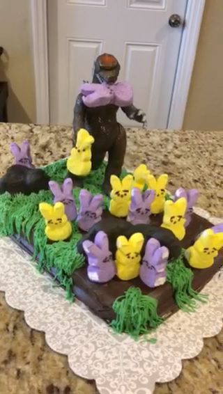 Godzilla Peeps - Engineering, Manufacturing, and Building Arts