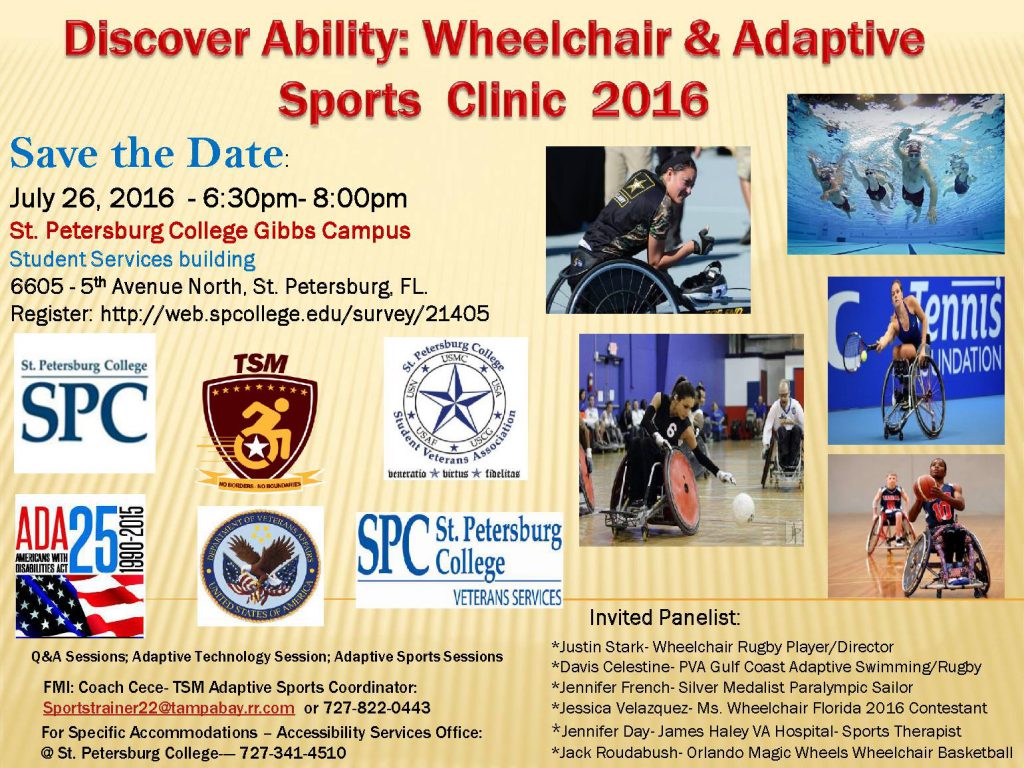 Discover Ability: Wheelchair & Adaptive Sports Clinic 2016 - Health ...