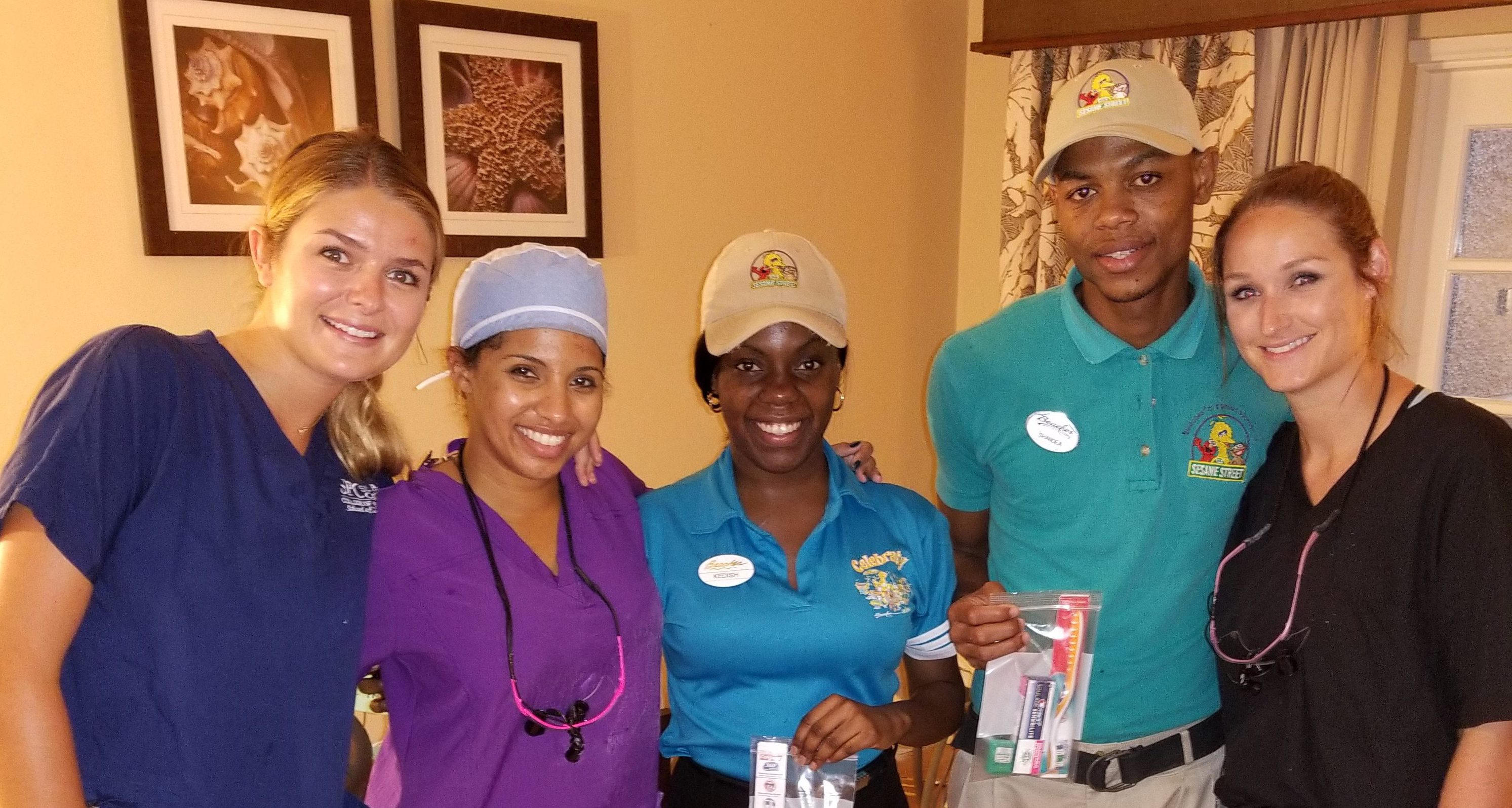 Participating in the Jamaica Study Abroad Program, 1000 Smiles Project