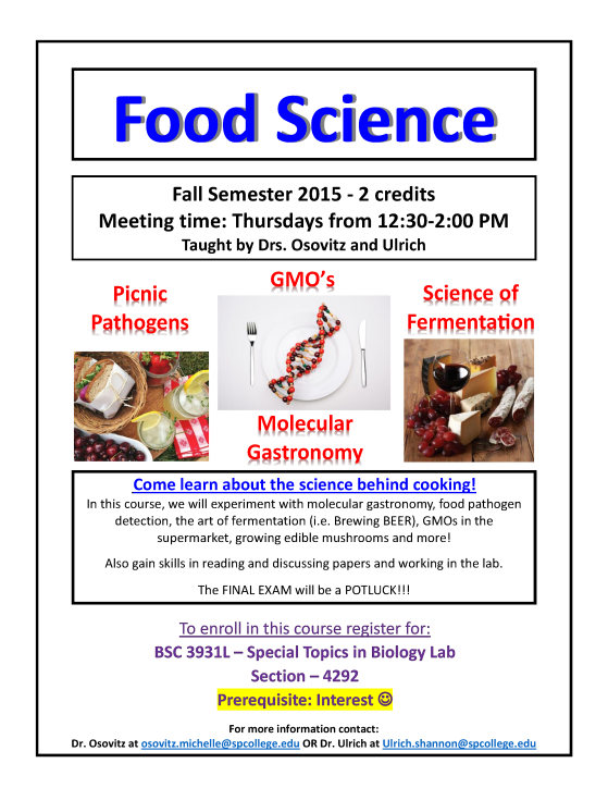 Food Science Information