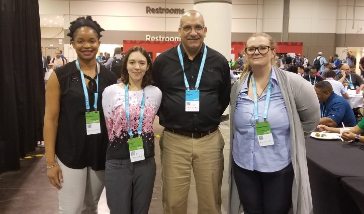 Professor Michael Gordon with SPC Students at Cisco Live Event - Technology